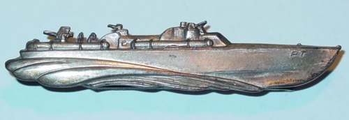 Higgins PT Boat Tie clip Pin Badge? - BADGES, AWARDS, DUI, AND COLLAR ...