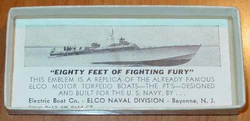 Higgins PT Boat Tie clip Pin Badge? - BADGES, AWARDS, DUI, AND COLLAR ...