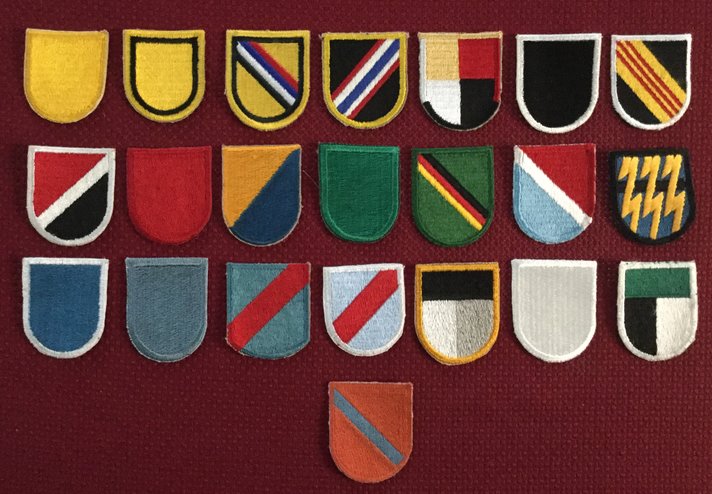 Some Special Forces Beret Flashes - ARMY AND USAAF - U.S. Militaria Forum