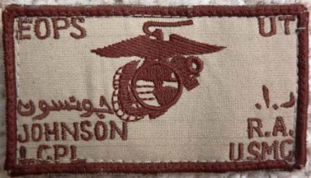 Need help deciphering abbreviations on USMC name tag - MARINES - U.S ...