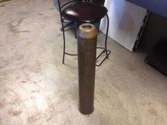 picked up a interesting 5inch USN shell today. - FIREARMS - U.S ...