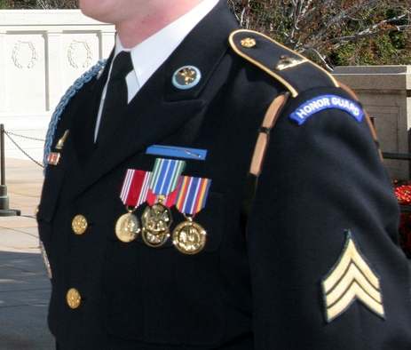 US Army Honor guard left shoulder strap? - ARMY AND USAAF - U.S ...