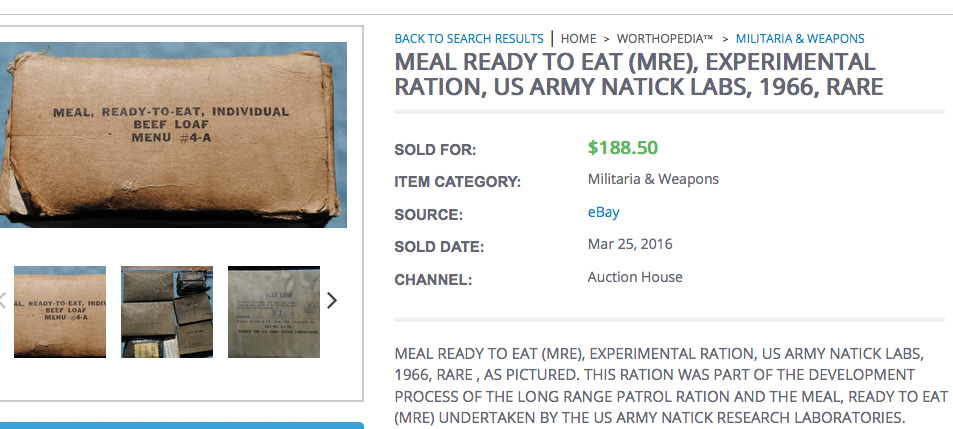 Strange MRE in box - MISC MILITARIA - U.S. Militaria Forum
