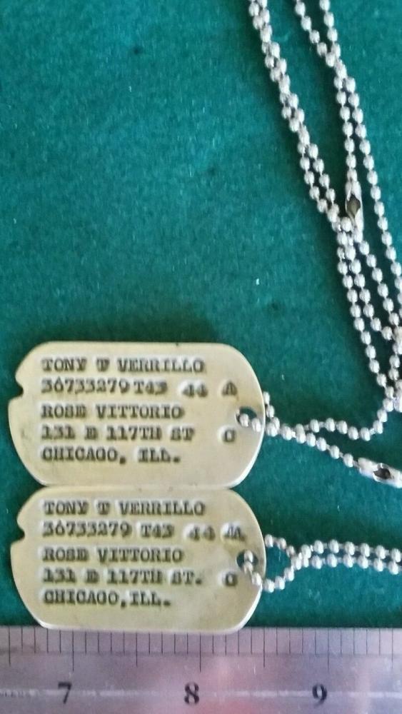 WWII Pacific Dog Tags - IDENTITY ITEMS (DOG TAGS, BRACELETS, ETC) - U.S ...