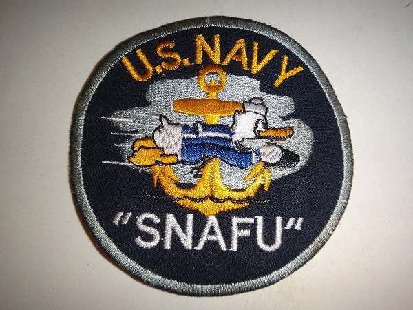 MY NEW DONALD DUCK SNAFU PATCH - NAVY, COAST GUARD AND OTHER SEA ...