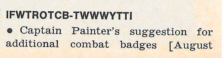 EIB vs CIB - Page 2 - COMBAT / EXPERT INFANTRY BADGE - U.S. Militaria Forum