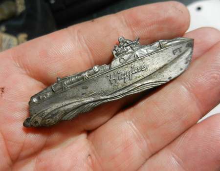 Higgins PT Boat Tie clip Pin Badge? - BADGES, AWARDS, DUI, AND COLLAR ...