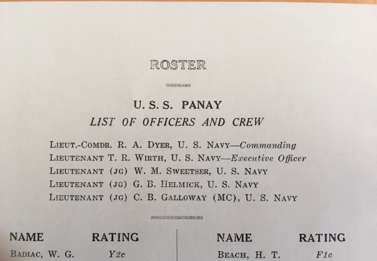 Yangtze Patrol, Captain USS Panay, USS S-34 China - GROUPINGS PAGE - U ...
