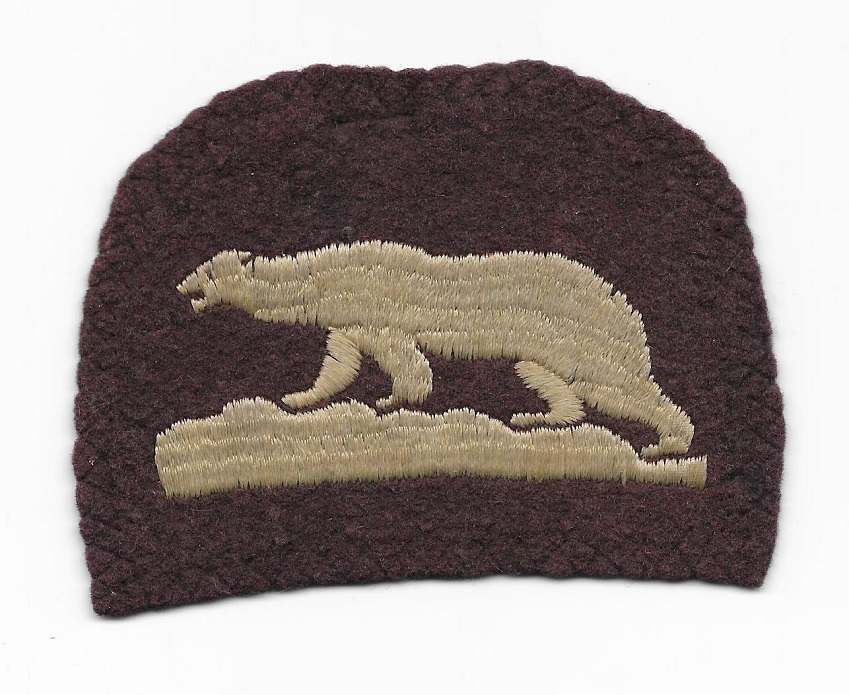 WWI Polar Bear Patches - (1917-1919) WORLD WAR ONE, RUSSIAN ...