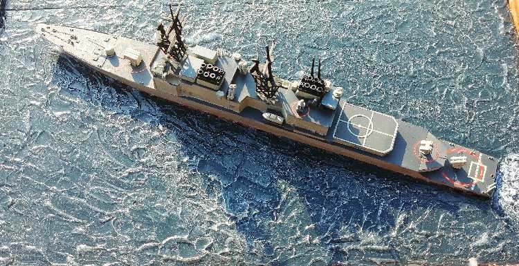 USS Oldendorf DD-972 1/700 scale Spruance Class Destroyer - MODELING ...