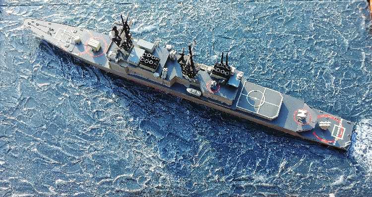 USS Oldendorf DD-972 1/700 scale Spruance Class Destroyer - MODELING ...