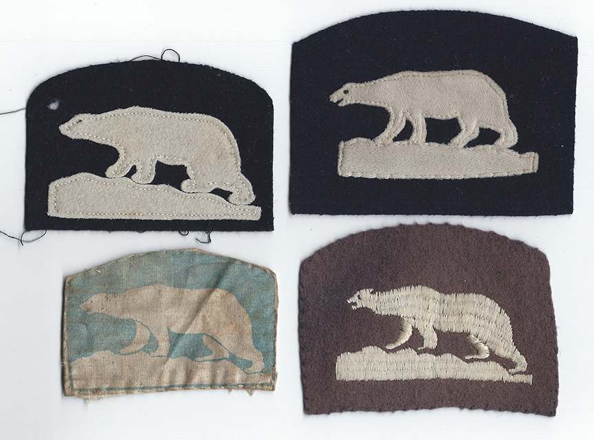 WWI Polar Bear Patches - (1917-1919) WORLD WAR ONE, RUSSIAN ...