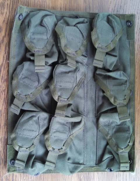 9 Pocket Velcro-Backed Panel - FIELD & PERSONAL GEAR SECTION - U.S ...