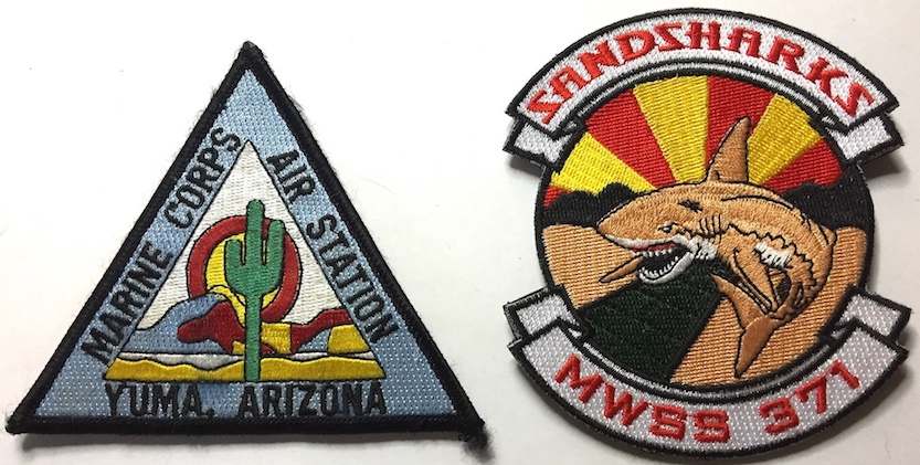 Yuma Air Station and MWSS 371st Patches - MARINES - U.S. Militaria Forum