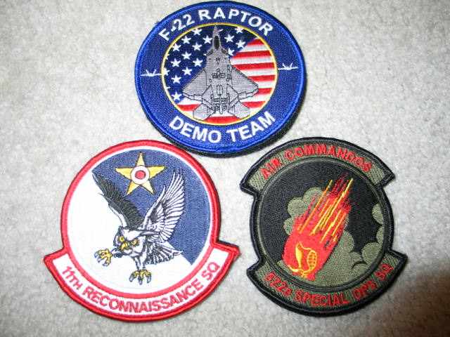 Recent USAF Patch Pick-ups - AIR FORCE (USAAF IS WITH ARMY) - U.S ...