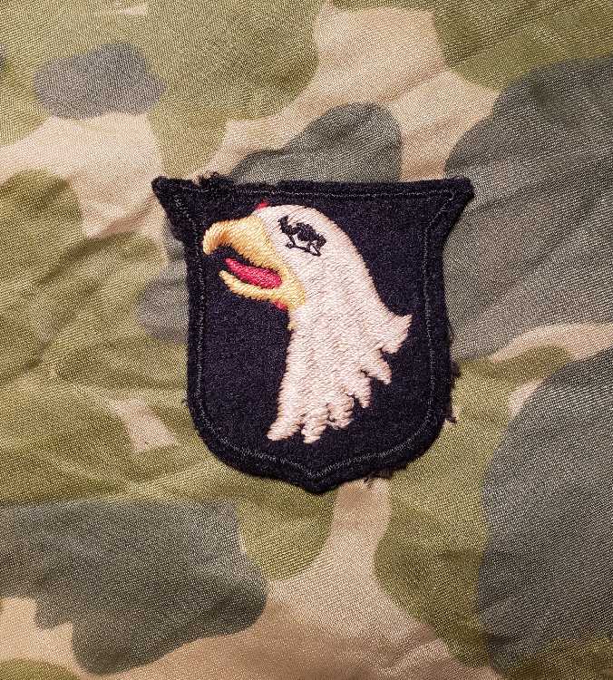 British Made B-1 101st Patch - ARMY AND USAAF - U.S. Militaria Forum