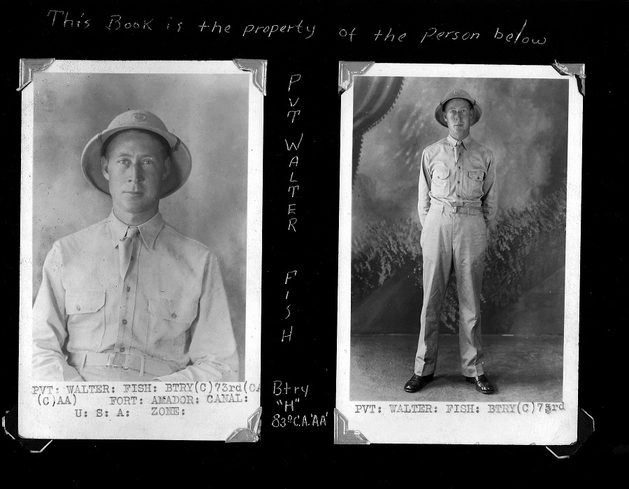 Pvt. Walter Fish photos - FAMILY SEARCHES AND RETURNS - U.S. Militaria ...