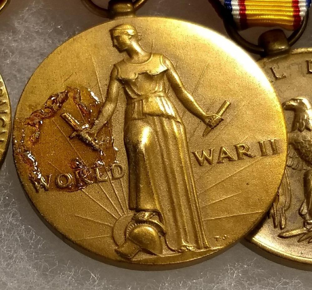 Cleaning Thick Glue Off Medals - MEDALS & DECORATIONS - U.S. Militaria ...