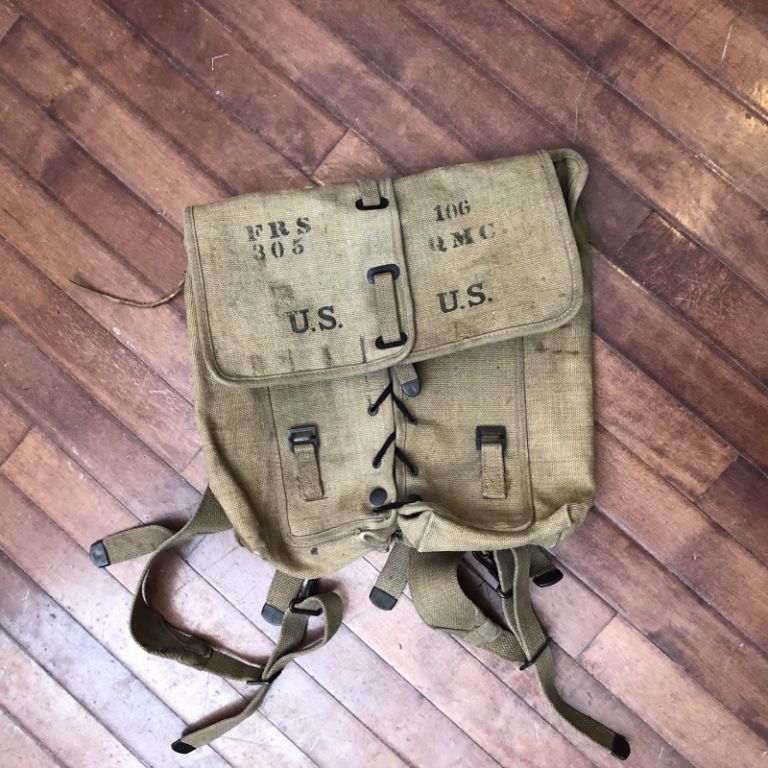 M1912 Ration Bag. 106th QMC, 305th Field Remont Squadron - (1917-1919 ...