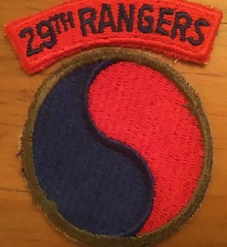 Another Ebay mistake on 29th Ranger - ARMY AND USAAF - U.S. Militaria Forum