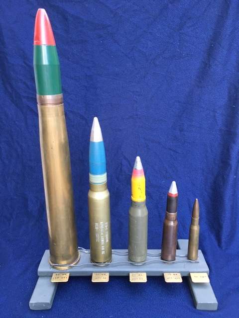 .50 - 40mm Bofors, nice comparison. - FIREARMS - U.S. Militaria Forum