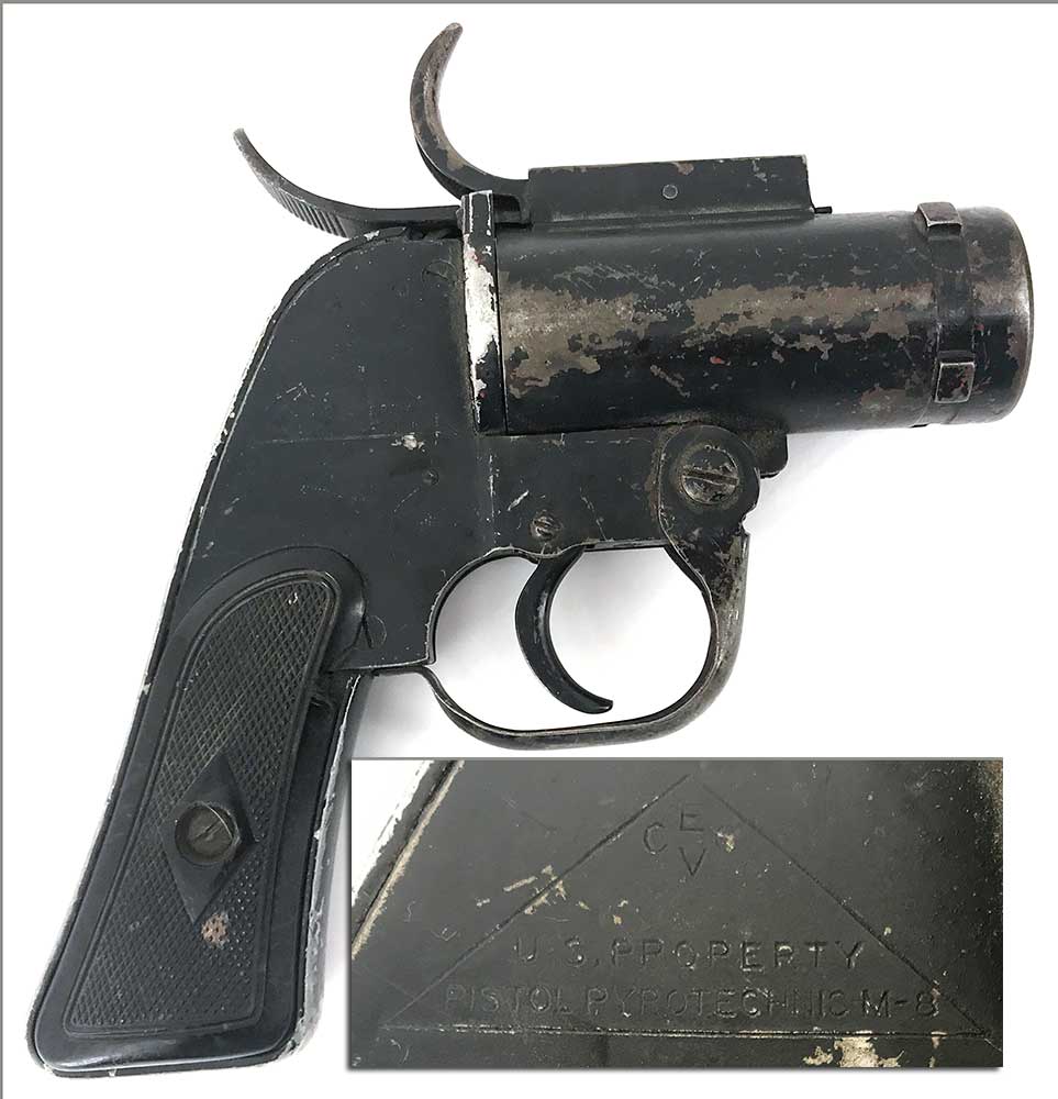 WWII Army Navy AN M-8 Aircraft flare signal pistol - FIREARMS - U.S ...