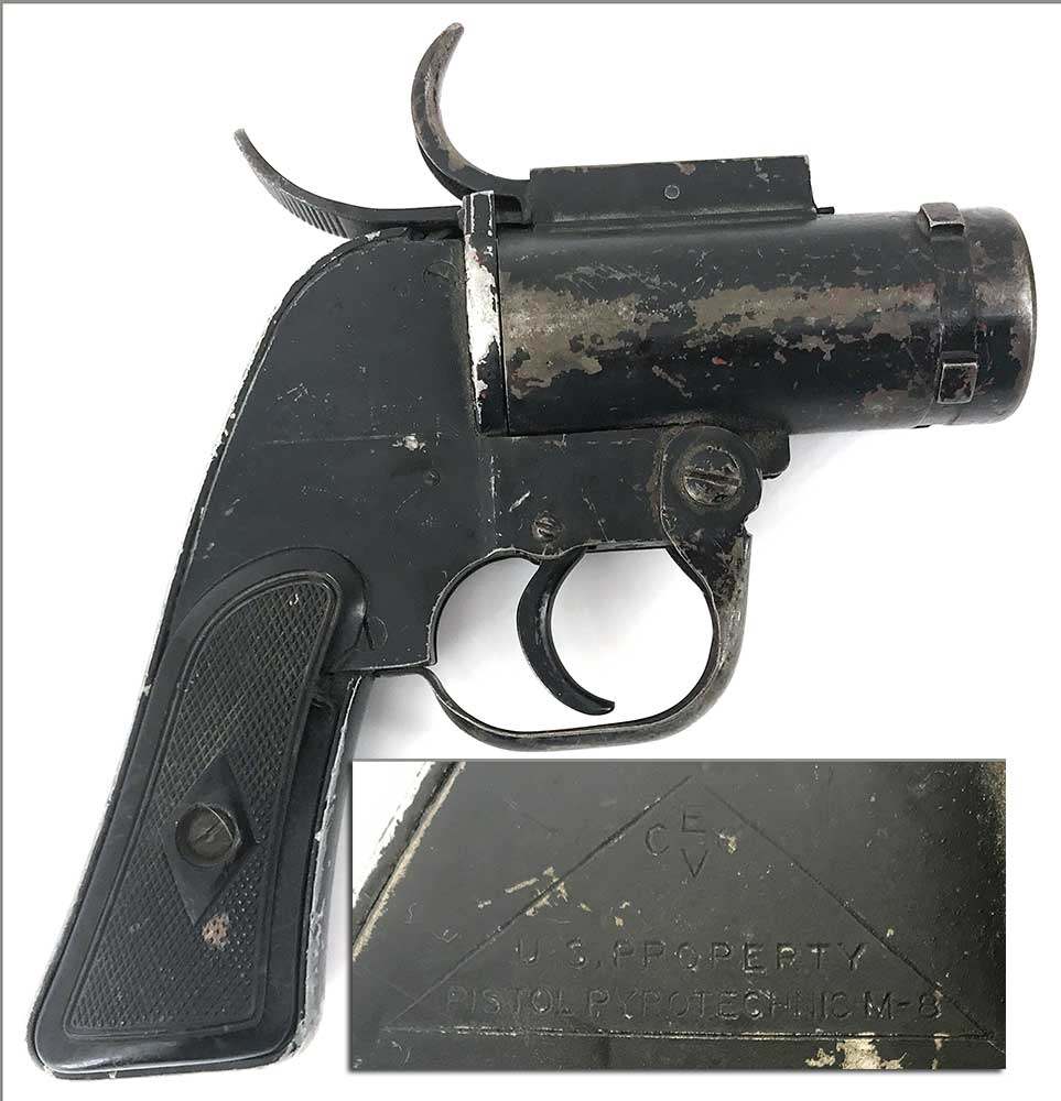 WWII Army Navy AN M-8 Aircraft flare signal pistol - FIREARMS - U.S ...