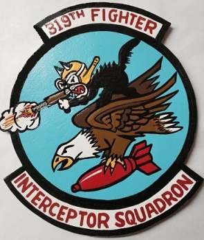 My latest Leather patch work , 319th Fighter Interceptor Sqd ...