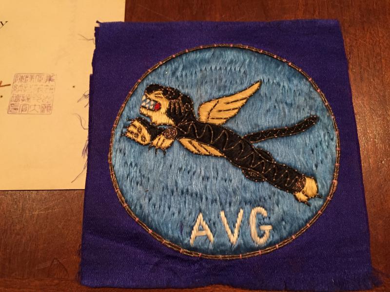 AVG patch sold on eBay - ARMY AND USAAF - U.S. Militaria Forum