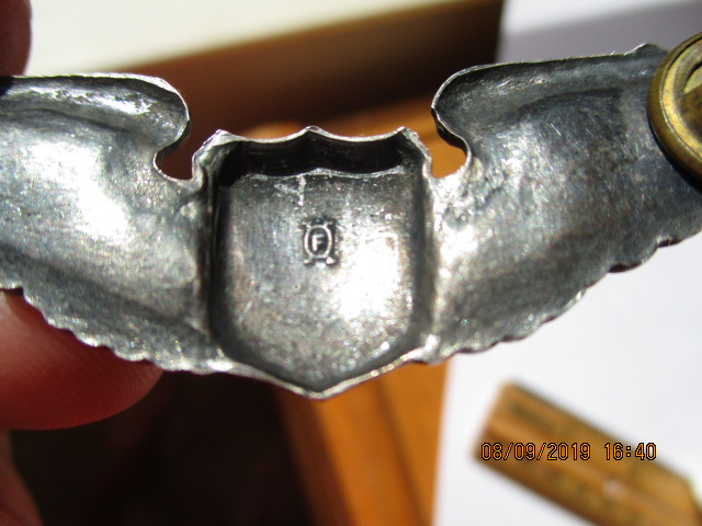 Gus Fox Co. Pilot wing - WING BADGES - U.S. Militaria Forum