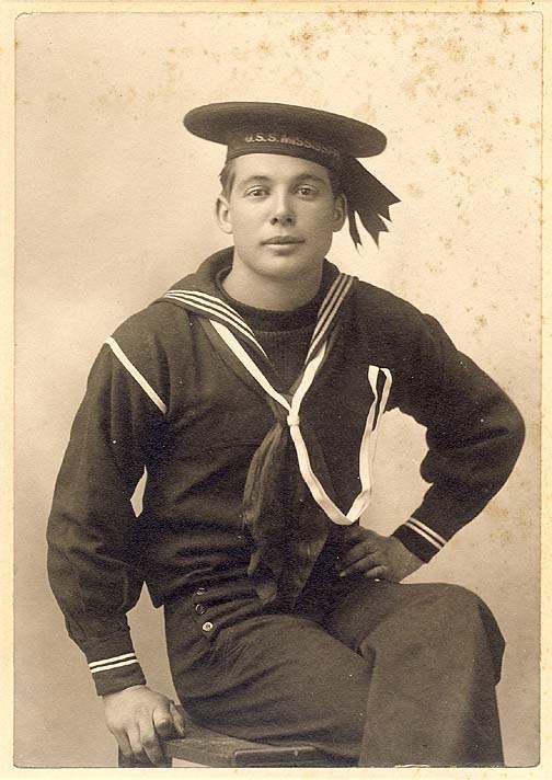 USS MISSISSIPPI Sailor Portrait ca. 1910 - EPHEMERA, PHOTOGRAPHS ...