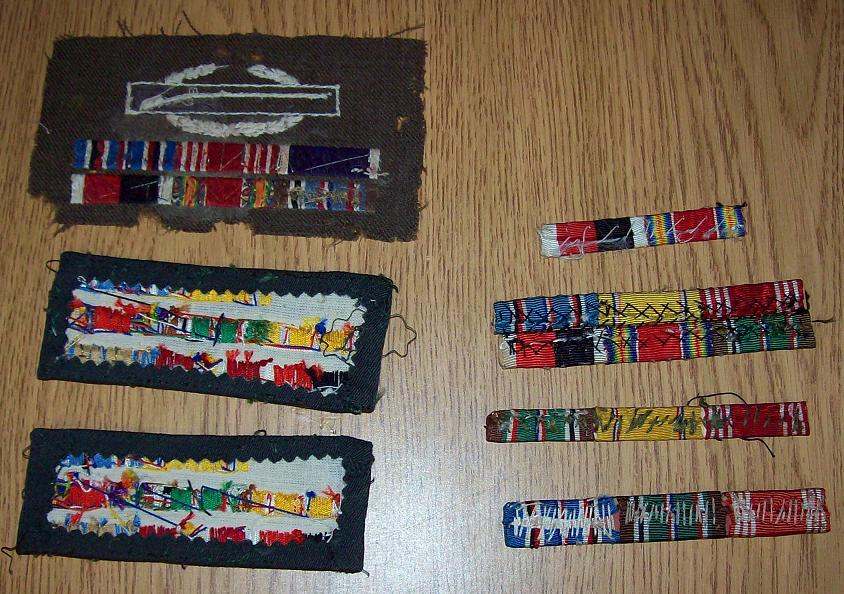 Tailor Made and Sew-On Ribbon Bars - RIBBON BARS - U.S. Militaria Forum