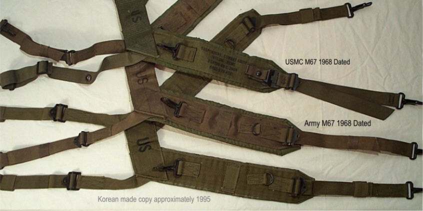 M1967 Nylon suspenders & unknown suspenders - FIELD & PERSONAL GEAR ...