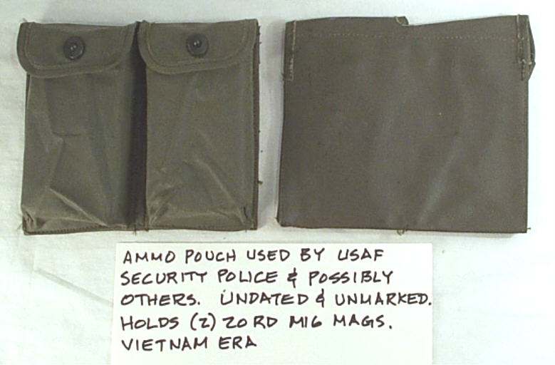 USAF Security Police M16 Pouches - FIELD & PERSONAL GEAR SECTION - U.S ...