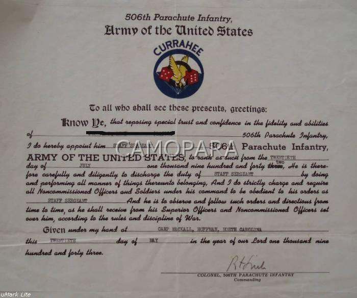506 PIR Promotion Document - EPHEMERA, PHOTOGRAPHS & MILITARY ARTWORK ...