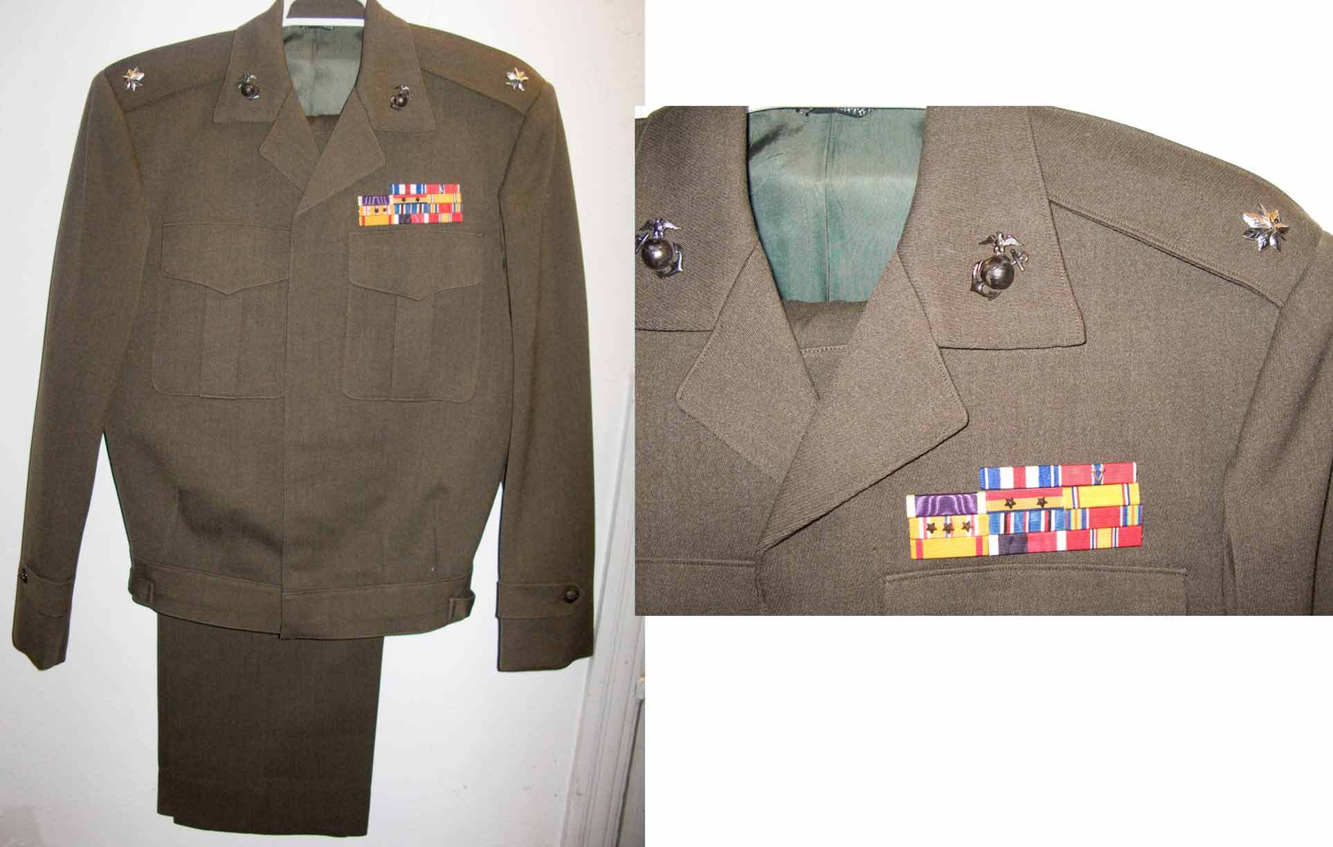 Two USMC Uniforms - UNIFORMS - U.S. Militaria Forum