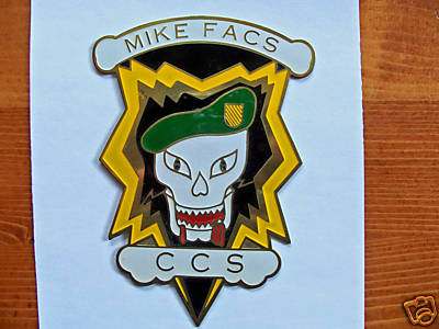 Mike FACS Plaque Piece - MISC MILITARIA - U.S. Militaria Forum
