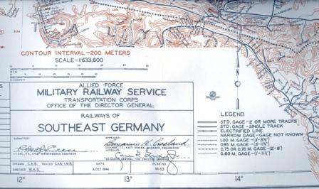 WWII MILITARY RAILROAD MAPS - EPHEMERA, PHOTOGRAPHS & MILITARY ARTWORK ...