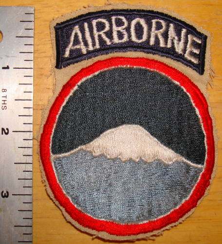 Odd US Army Japan patch with Airborne tab - ARMY AND USAAF - U.S ...