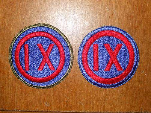 IX Corps - ARMY AND USAAF - U.S. Militaria Forum