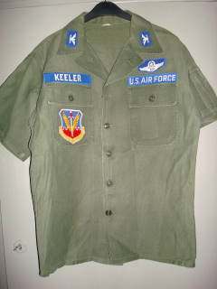 USAF Vietnam era og shirts, a 1505 and party suit - UNIFORMS - U.S ...