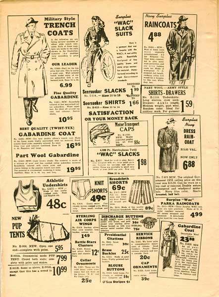 1950-1953 Cold War Era Army & Navy Surplus - EPHEMERA, PHOTOGRAPHS ...