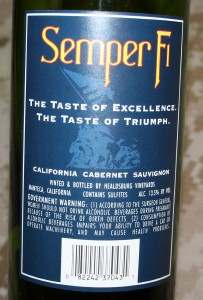 Semper Fi Wine bottle - HOMEFRONT & THE WAR EFFORT - U.S. Militaria Forum