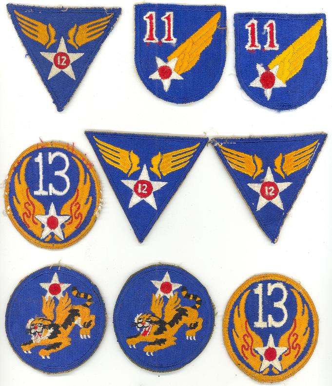 My Army Air Corp shoulder patch collection - ARMY AND USAAF - U.S ...