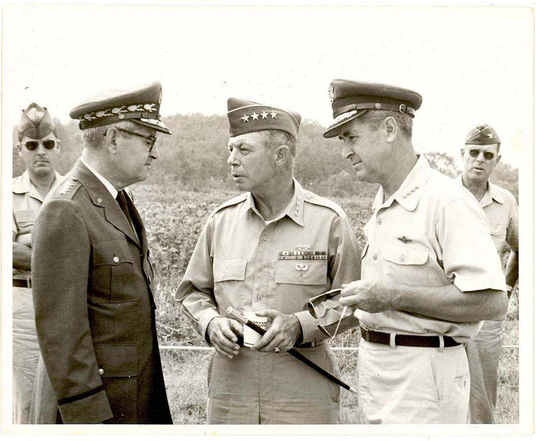 Original photo of General Lemay, General Adams and General Sweeney ...