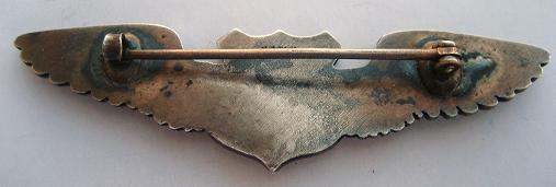 POSSIBLE DUnHAM WWI WING ORIGINAL? cast reproduction - WING BADGES - U ...