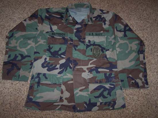 Modified Navy Police BDU - CAMOUFLAGE UNIFORMS - U.S. Militaria Forum