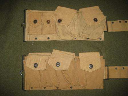 Pair of WWI BAR gunner belts - FIELD & PERSONAL GEAR SECTION - U.S ...