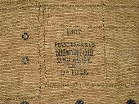 Pair of WWI BAR gunner belts - FIELD & PERSONAL GEAR SECTION - U.S ...