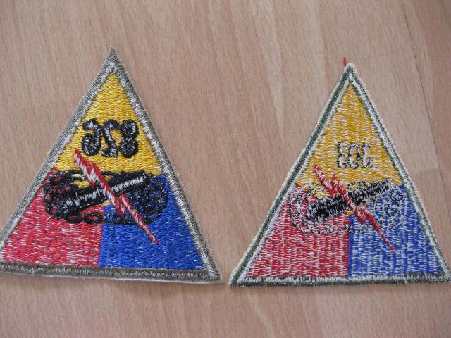 Help on 2 Armor patches-Fake ? - ARMY AND USAAF - U.S. Militaria Forum